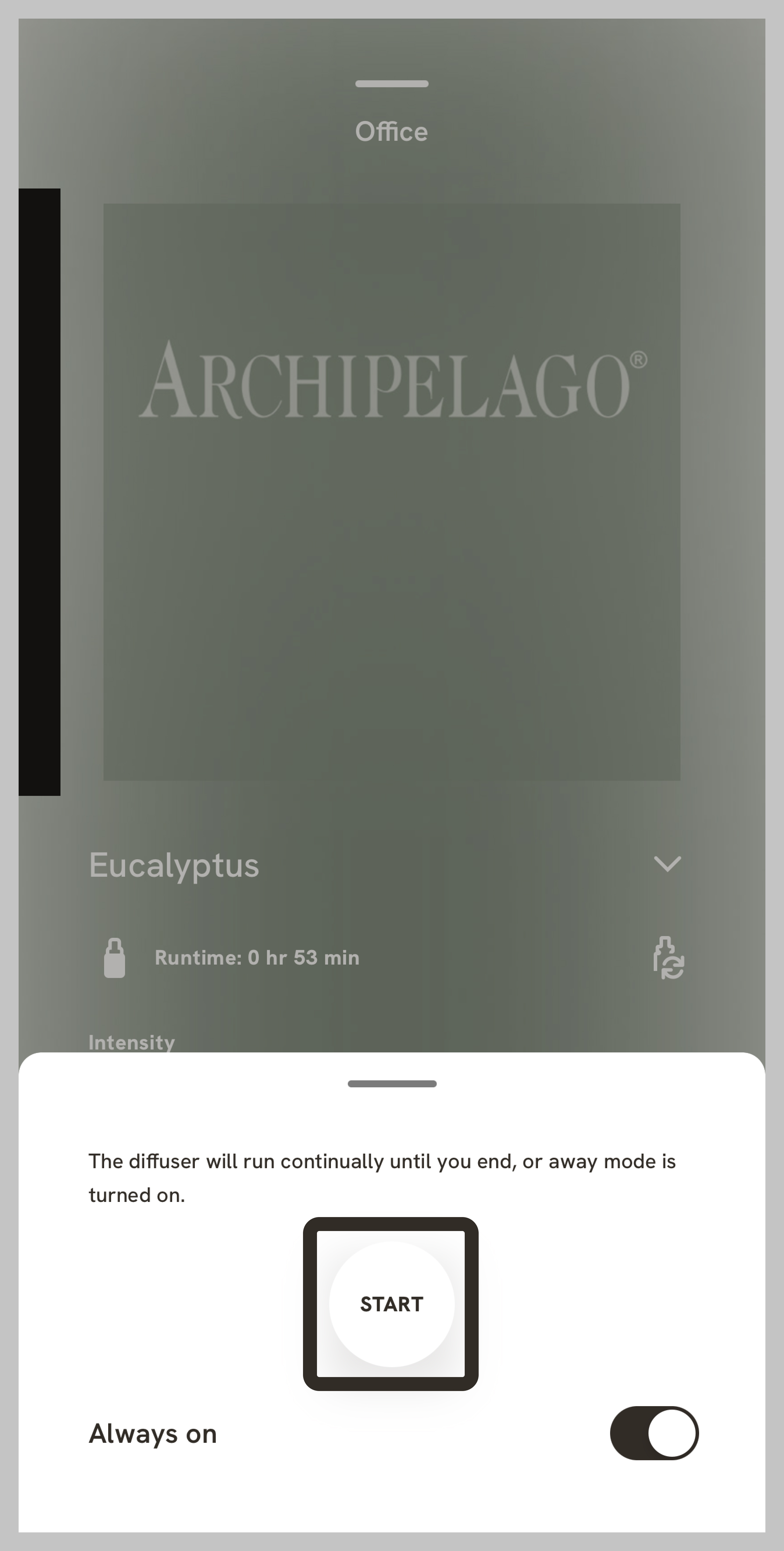 Always on | Smart Wall Diffuser | Support