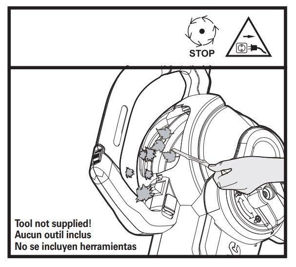 The Blower/ Vacuum jammed or clogged | (WG512) TRIVAC 12-AMP ELECTRIC 3 ...