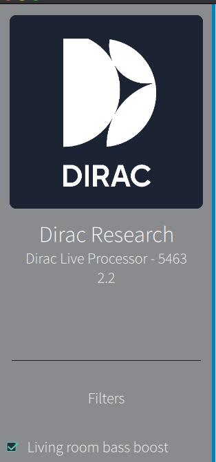 Dirac Live User Manual | Dirac Live